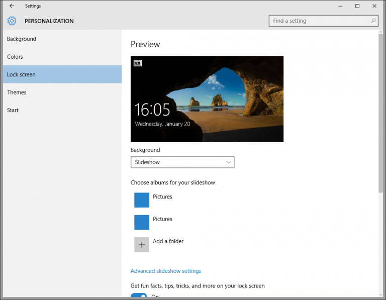 lock screen slideshow in windows 10 – antipaucity